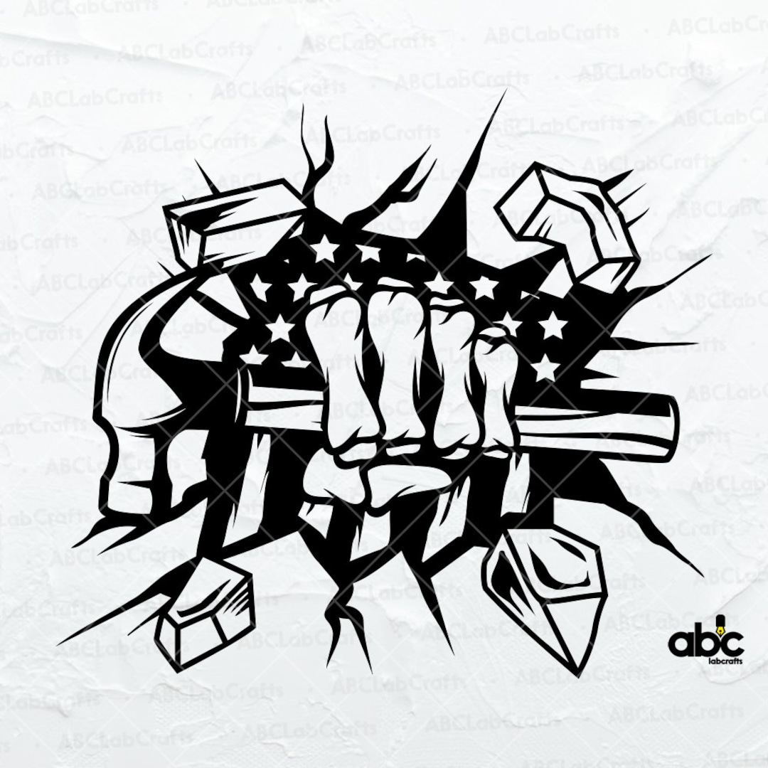 Carpenter Smash Wall Svg File | Carpenter Clipart | Hammer Svg | Smash ...