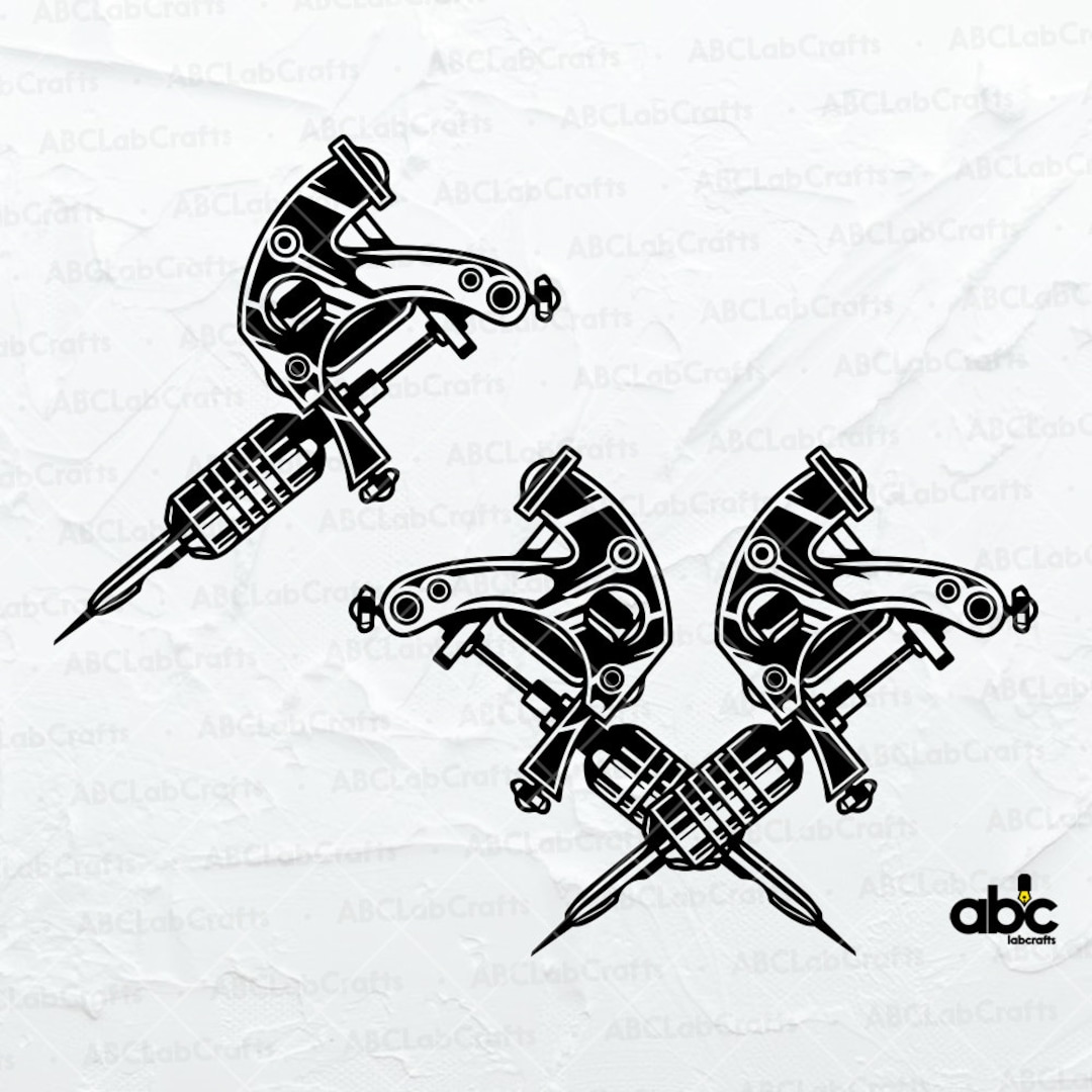 Tattoo Machine Svg File | Tattoo Art Svg | Tattoo Stencil Svg | Tattoo ...