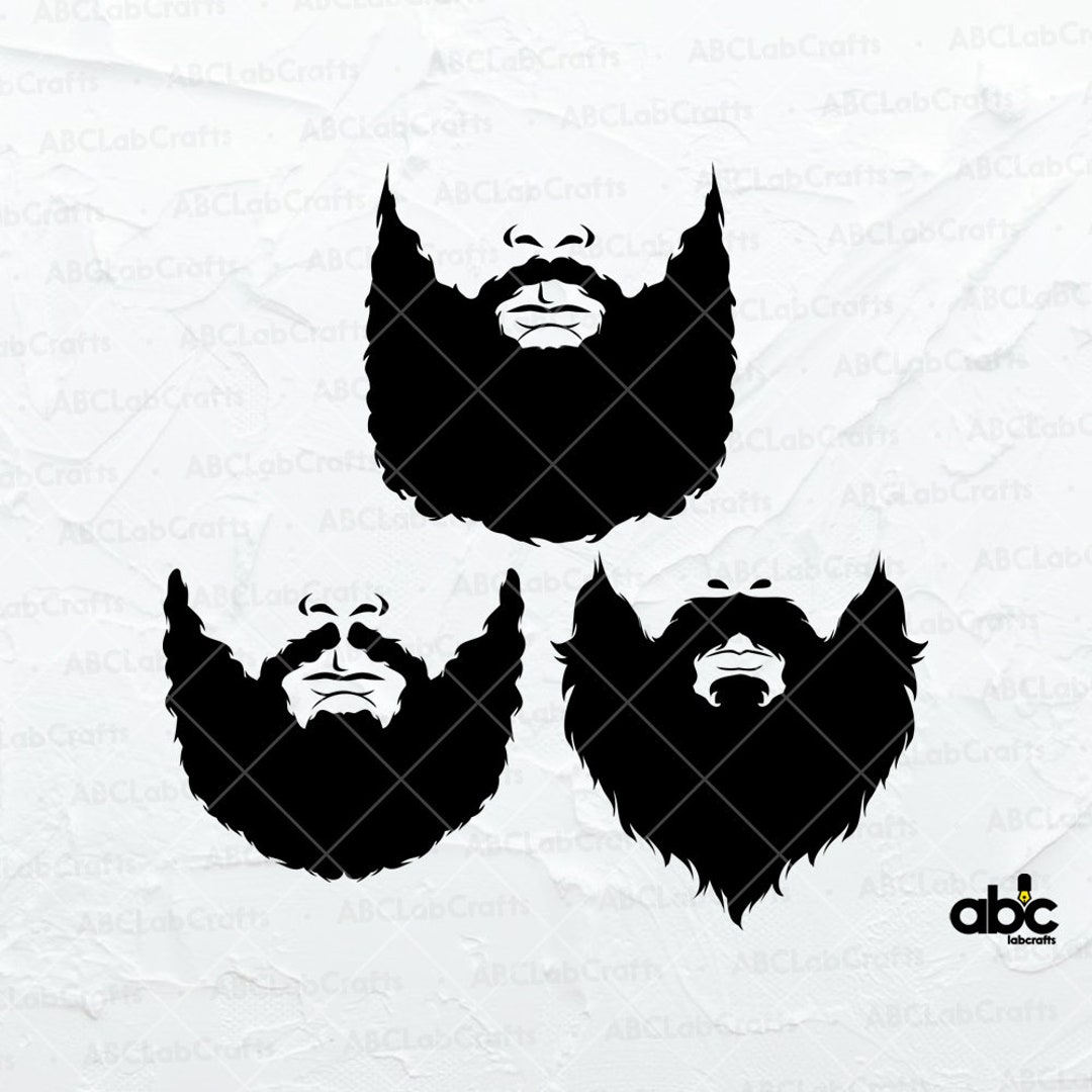 Beard Svg File | Barber Svg | Beard Oil Svg | Face With Beard Svg ...