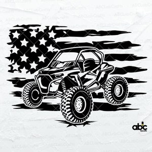 US Rzr Atv Svg File | Atv Clipart | Atv Cutting File | Atv off Road Svg ...