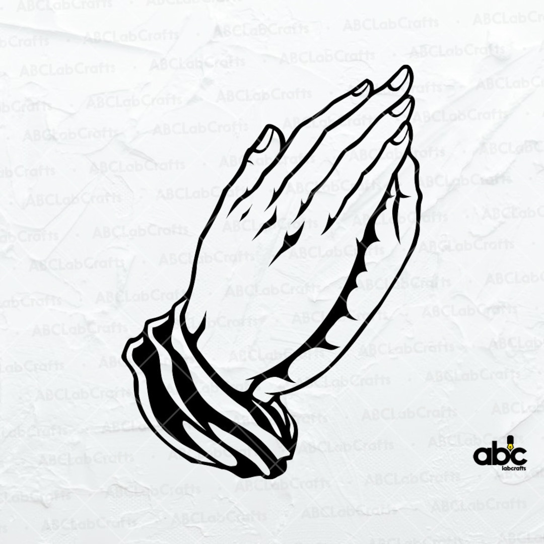 Praying Hands With Rosary Svg File | Christian Svg | Pray Decal Shirt ...