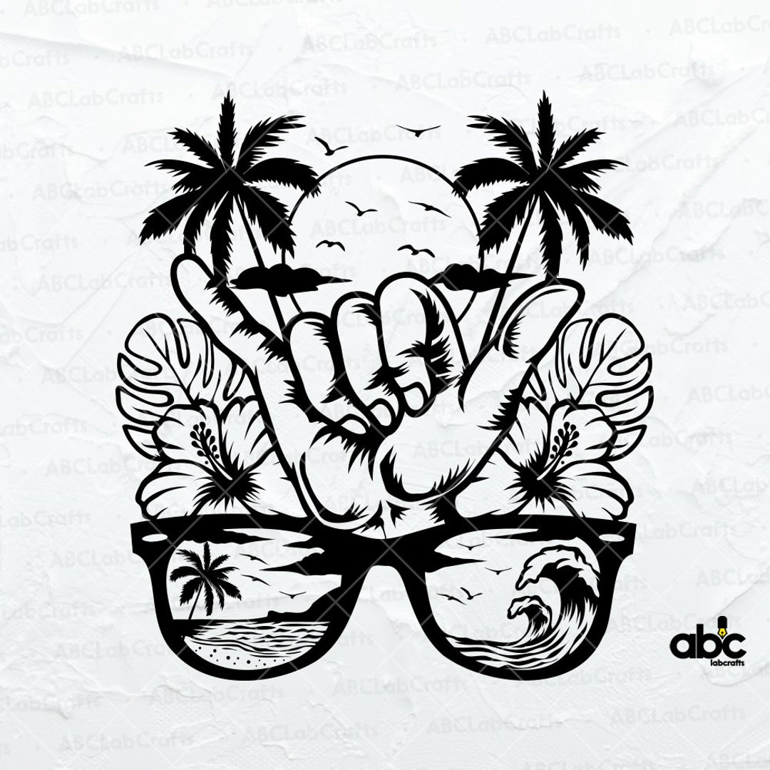 Shaka Summer Vibes Svg File | Summer Svg | Summer Clipart | Shaka ...