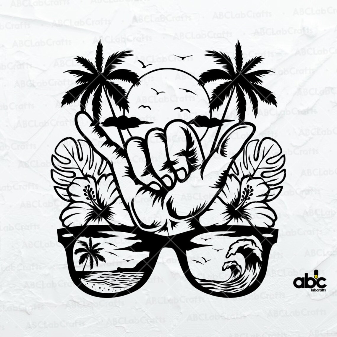 Shaka Summer Vibes Svg File | Summer Svg | Summer Clipart | Shaka ...