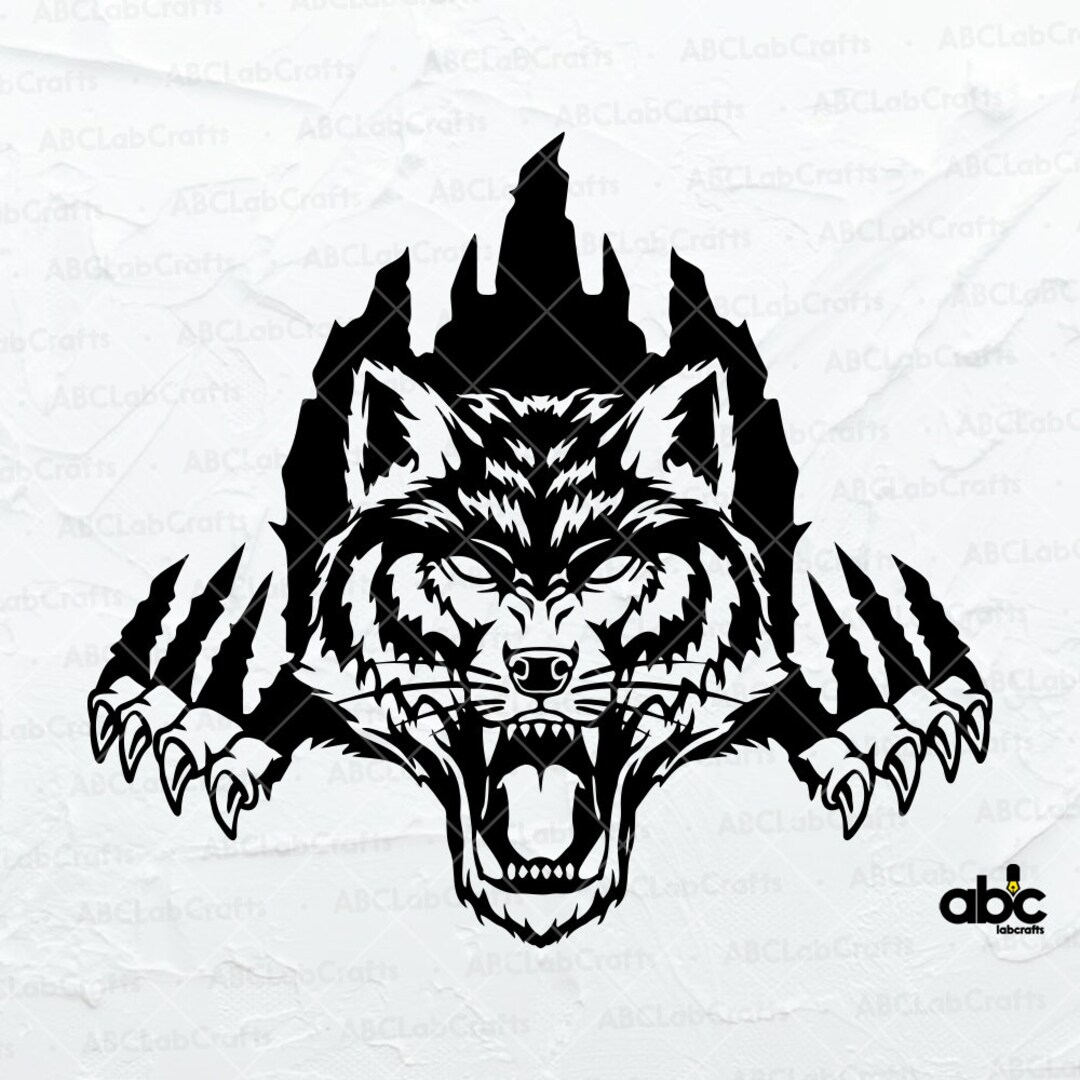 Wolf Claws Scratch Svg File | Wolf Svg | Claw Svg | Wild Animals Svg ...