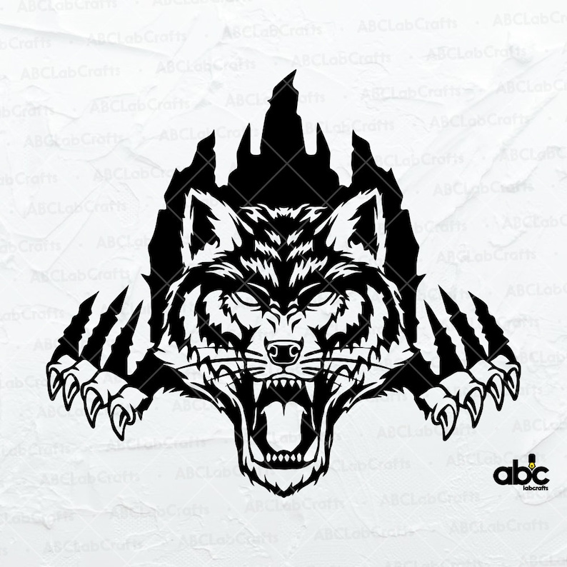 Wolf Claws Scratch Svg File | Wolf Svg | Claw Svg | Wild Animals Svg ...