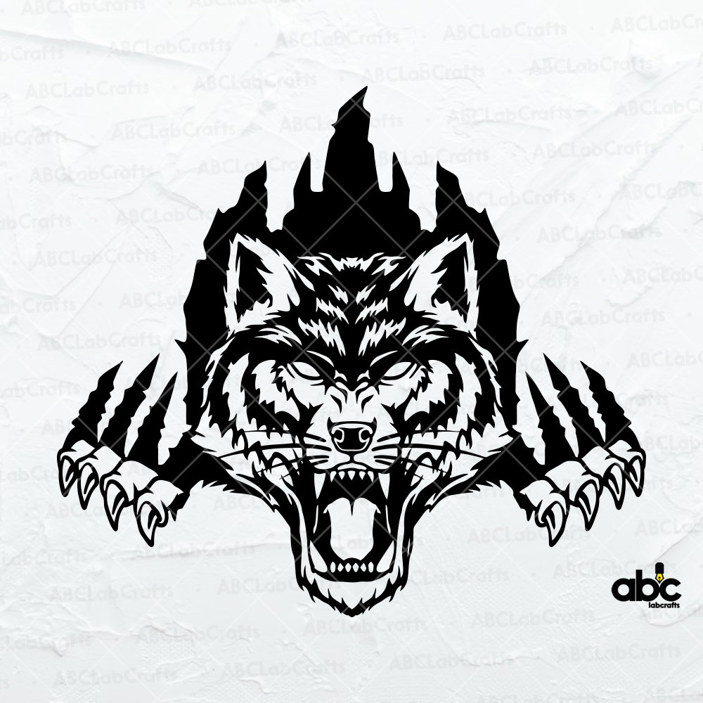 Wolf Claws Scratch Svg File | Wolf Svg | Claw Svg | Wild Animals Svg ...