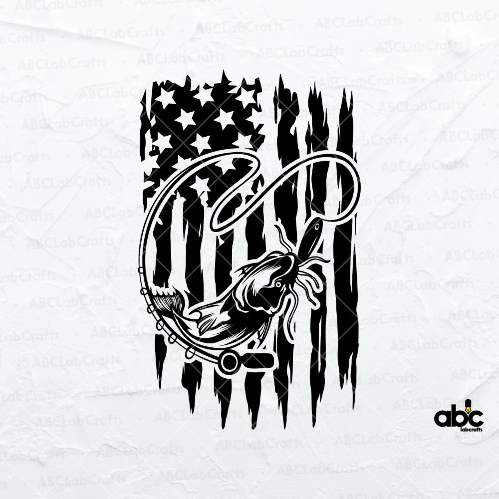 US Catfishing Svg File US Fishing Svg River Fishing Lake | Etsy