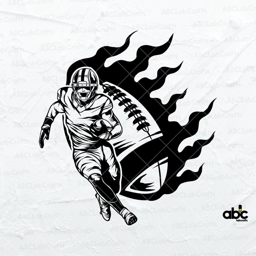 Football Player Svg File | Football Player Png | Football Shirt Svg ...