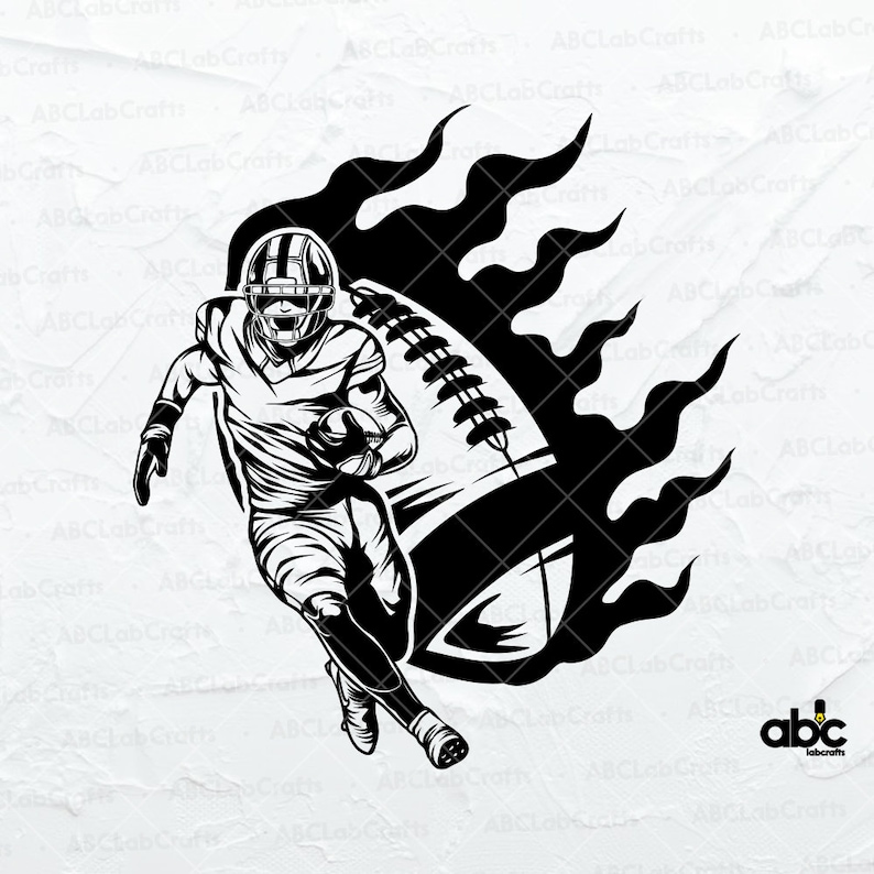 Football Player Svg File | Football Player Png | Football Shirt Svg ...