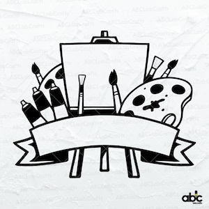 Artist Painter Tools Svg File | Artist Shirt Svg | Artwork Svg | Art ...