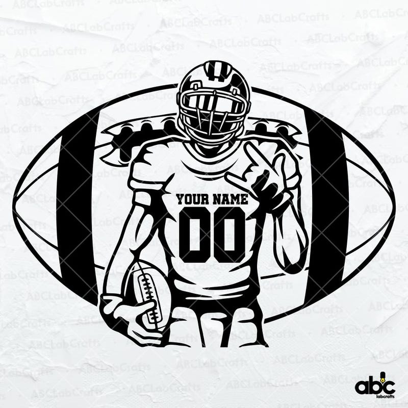 Linebacker Svg - Etsy
