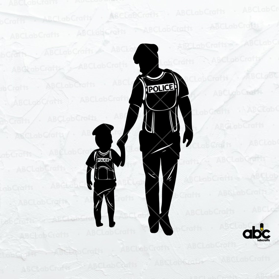 Police Father and Son Svg File Police Dad Shirt Police | Etsy