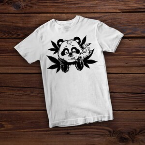 Panda Smoking Joint Svg File | Cannabis Svg | Marijuana Svg | Animal ...
