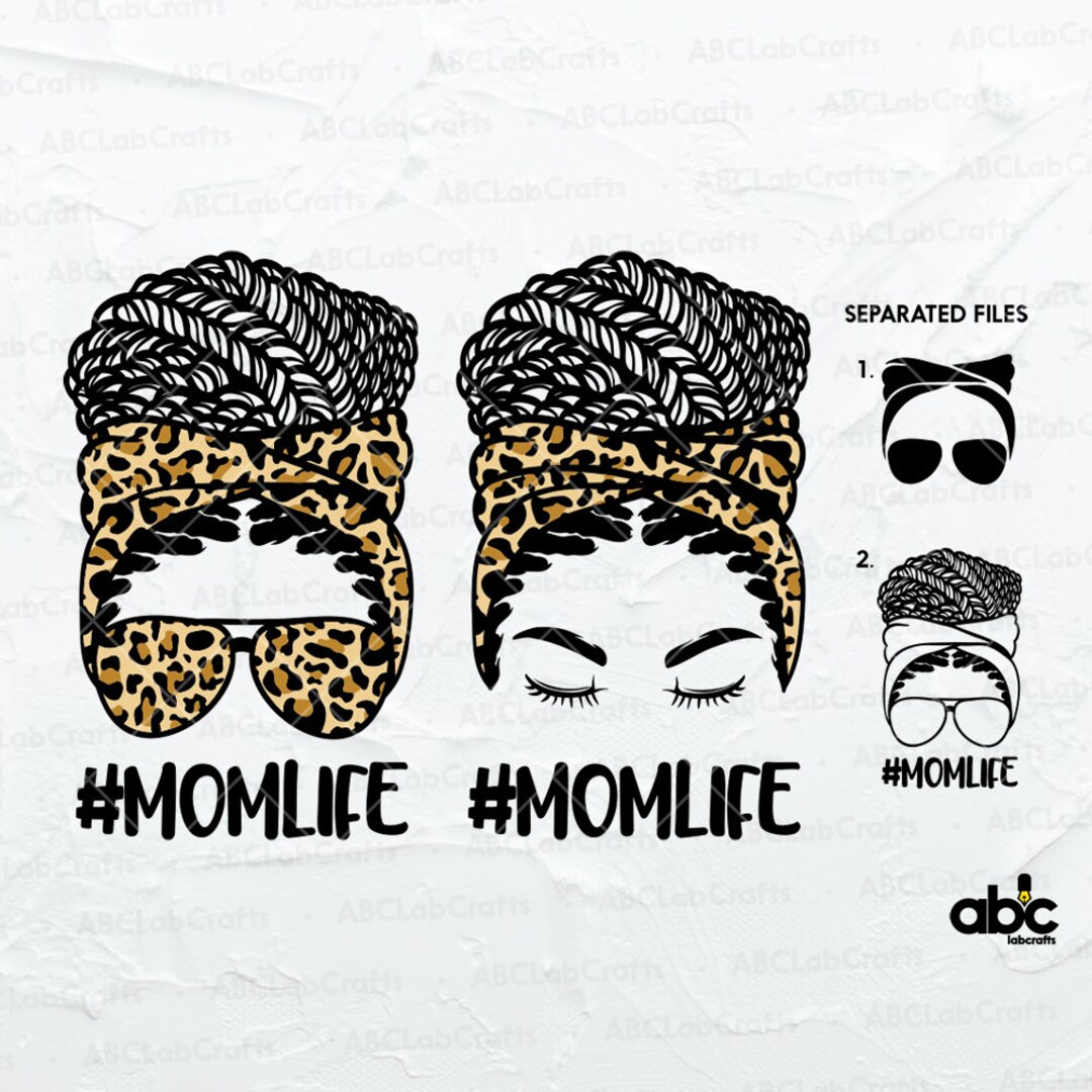 Afro Leopard Mom Life Svg | Mom Life Cut Files | Momlife Leopard Svg ...