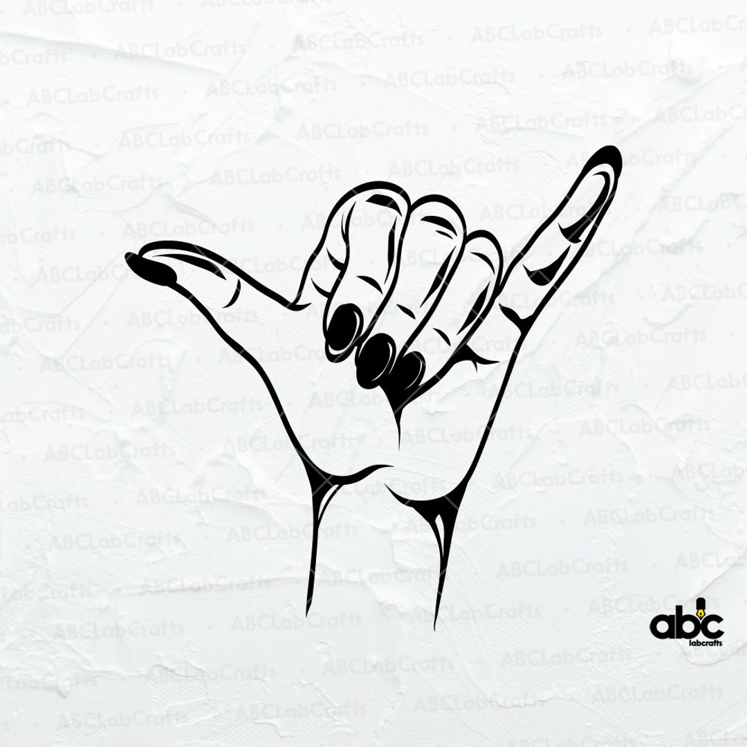 Shaka Hand Svg | Shaka Shirt | Shaka Sign Svg | Hand Svg | Hand Sign ...