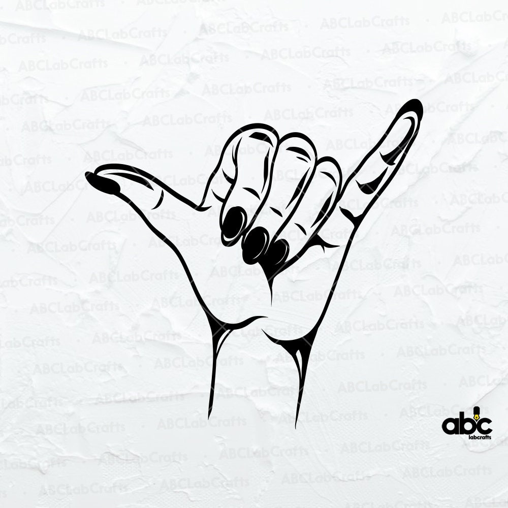 Shaka Hand Svg Shaka Shirt Shaka Sign Svg Hand Svg - Etsy