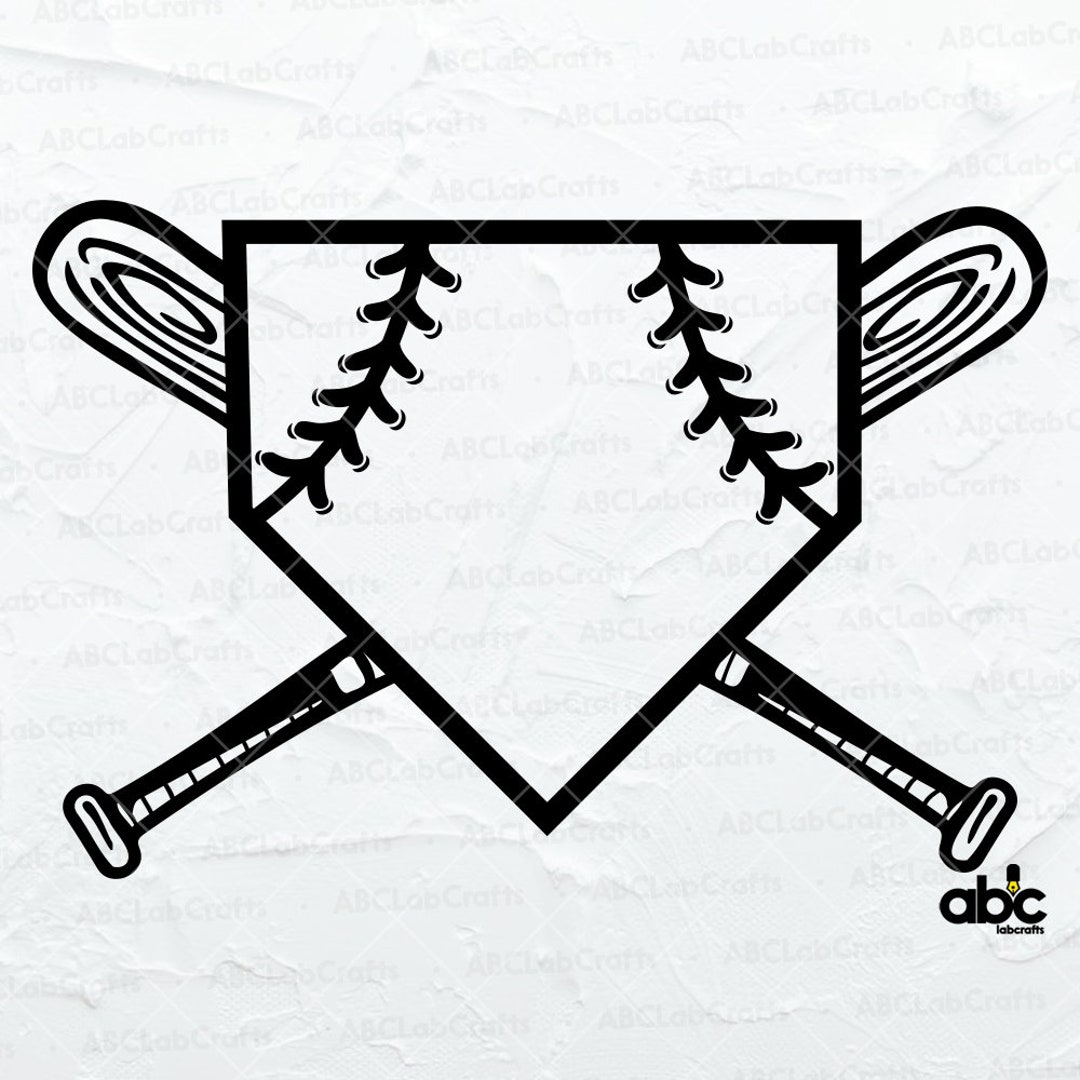 Baseball Svg File | Home Plate Svg | Baseball Softball Svg | Baseball ...
