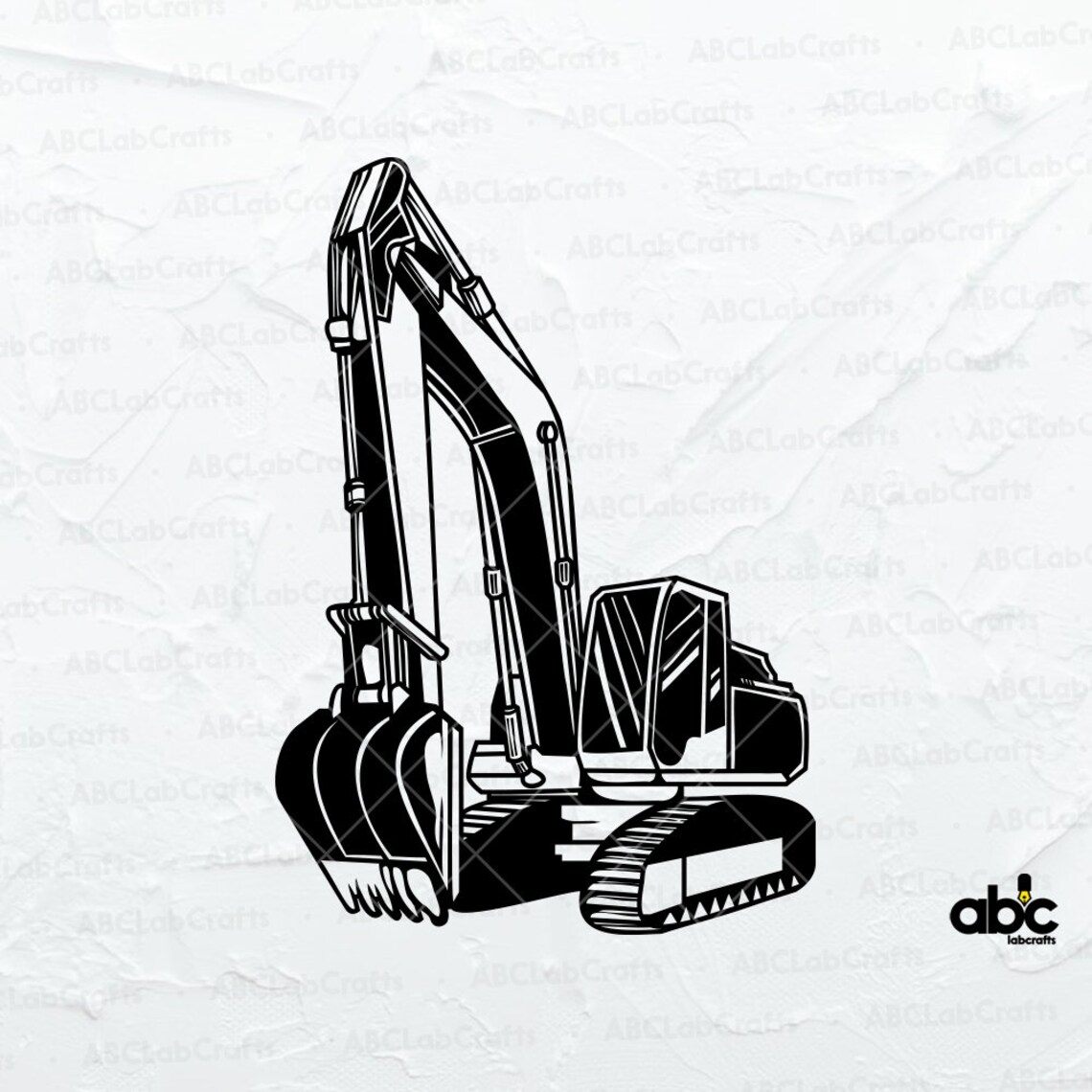 Excavator Svg File Excavator Cut Files Pipeliner Svg | Etsy Canada