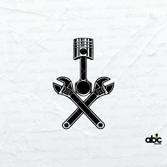 Mechanic Logo Svg File Piston Svg Mechanic Tools Svg Car - Etsy Canada