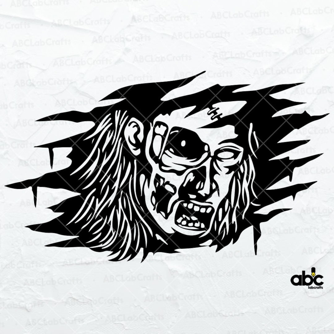 Monster Zombie Svg File | Zombie Svg | Zombie Clipart | Halloween Svg ...
