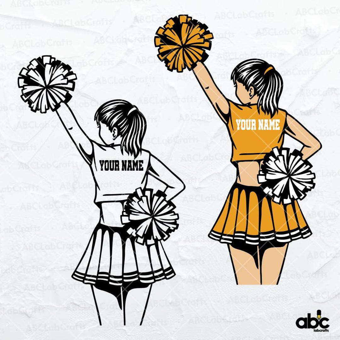 Personalized Cheer Dance Svg | Cheerleader Name Svg | Cheerleader Svg ...