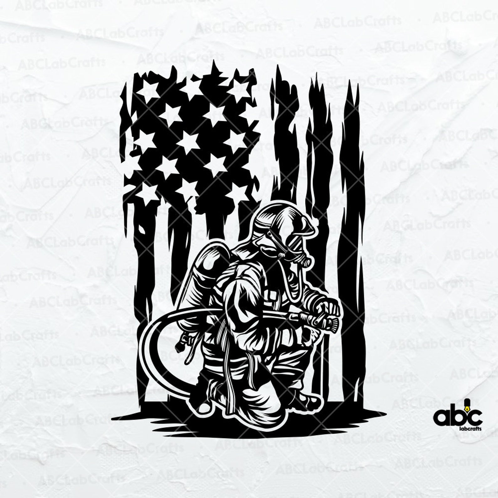 US Fire Fighter Svg File Patriotic Svg US Fireman Svg US - Etsy