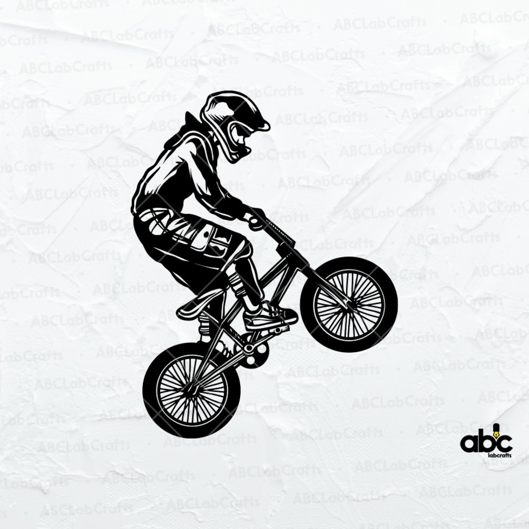 Bicycle Racing Svg BMX Svg Racer Extreme Sport Svg Freestyle Wheelie ...
