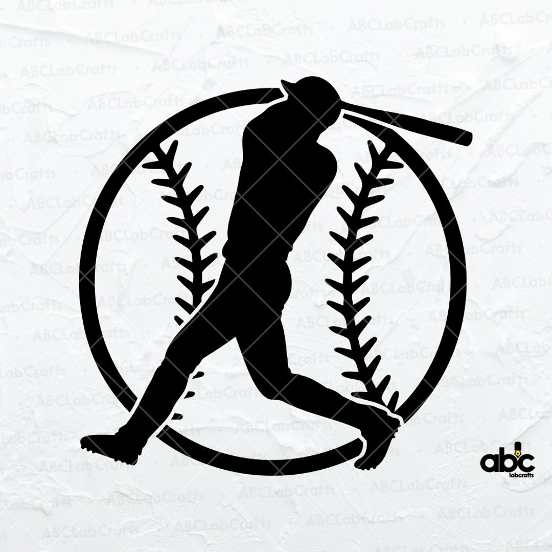 Baseball Svg File | Baseball Svg | Baseball Player Svg | Baseball ...