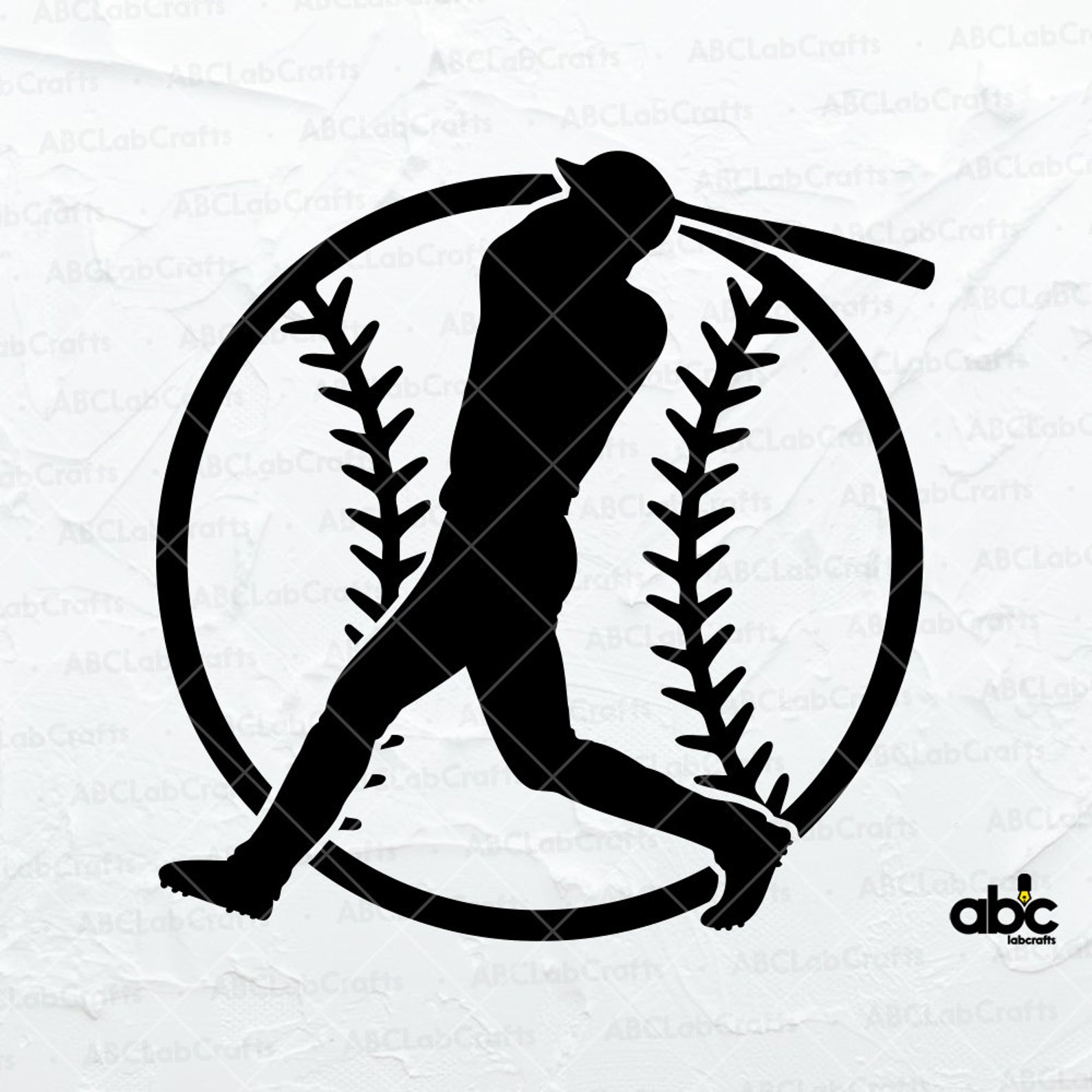 Baseball Svg File Baseball Svg Baseball Player Svg - Etsy