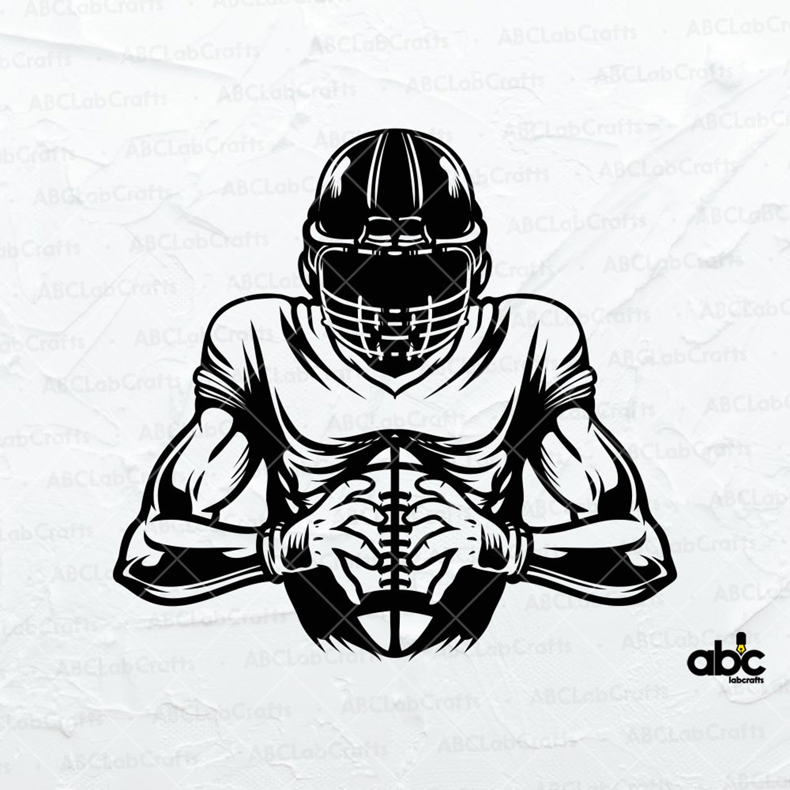 American Football Player Svg File | Football Season Svg | Football ...