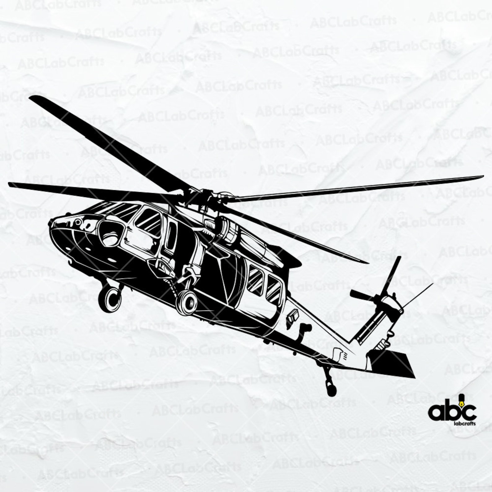Black Hawk Helicopter Svg File Army Military Svg - Etsy