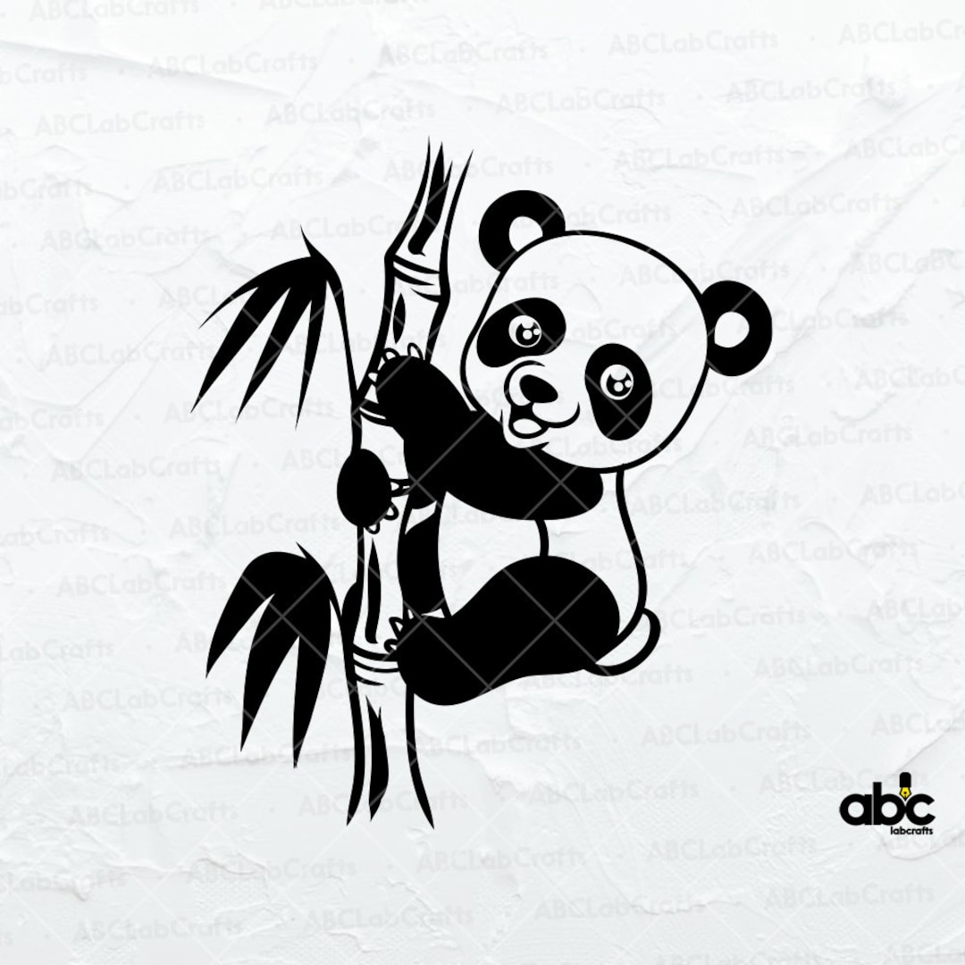Cute Panda Peeking Svg File | Peeking Animal Svg | Panda Png | Baby ...
