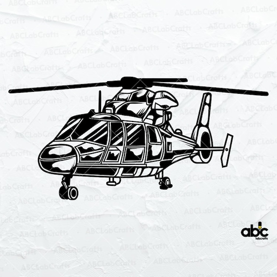 Black Hawk Helicopter Svg File Army Military Svg | Etsy