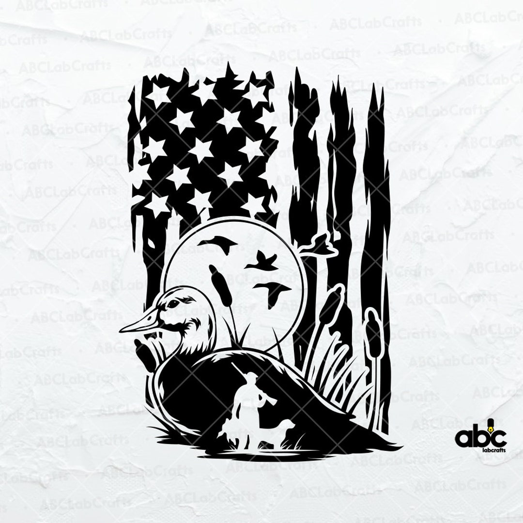 Duck Hunting Svg File | Hunting Cut | Duck Svg | Duck Hunting Clipart ...