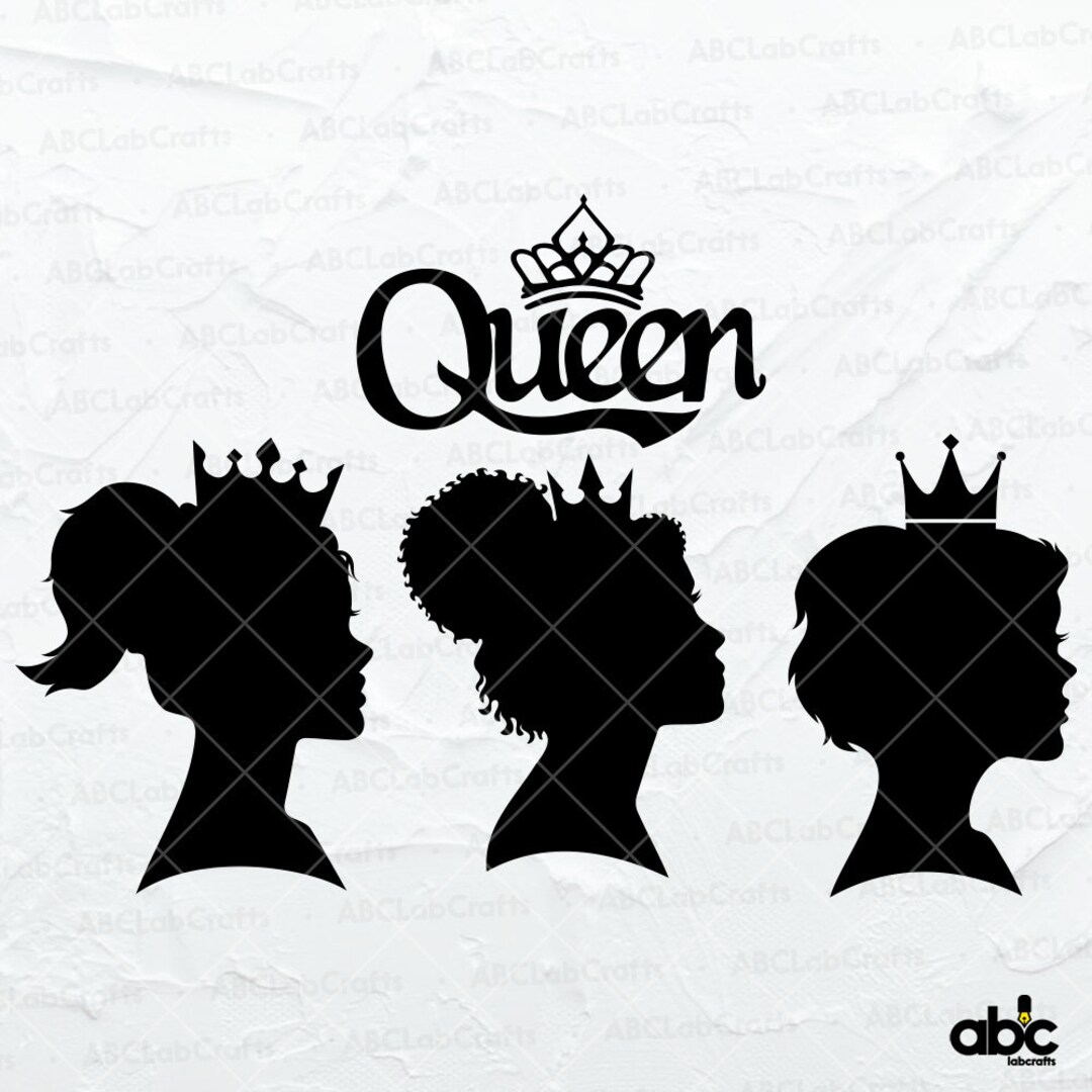 Queen Svg Bundle | Queen Clipart | Royalty Cut Files | Queen Silhouette ...