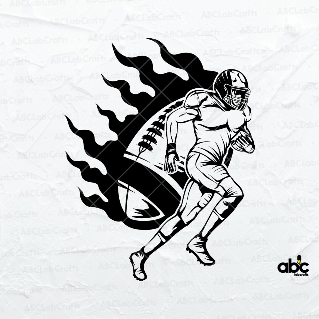 Football Player Svg File | Football Player Png | Football Shirt Svg ...