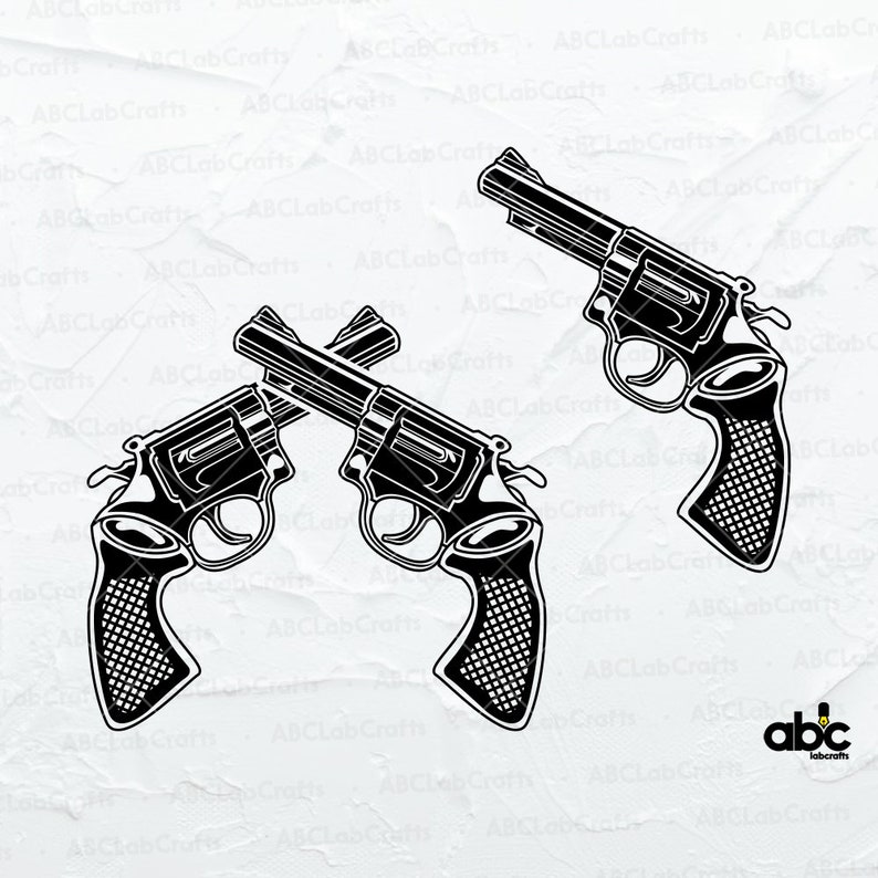 Revolver Gun Svg File Pistol Svg Revolver Pistol Svg - Etsy