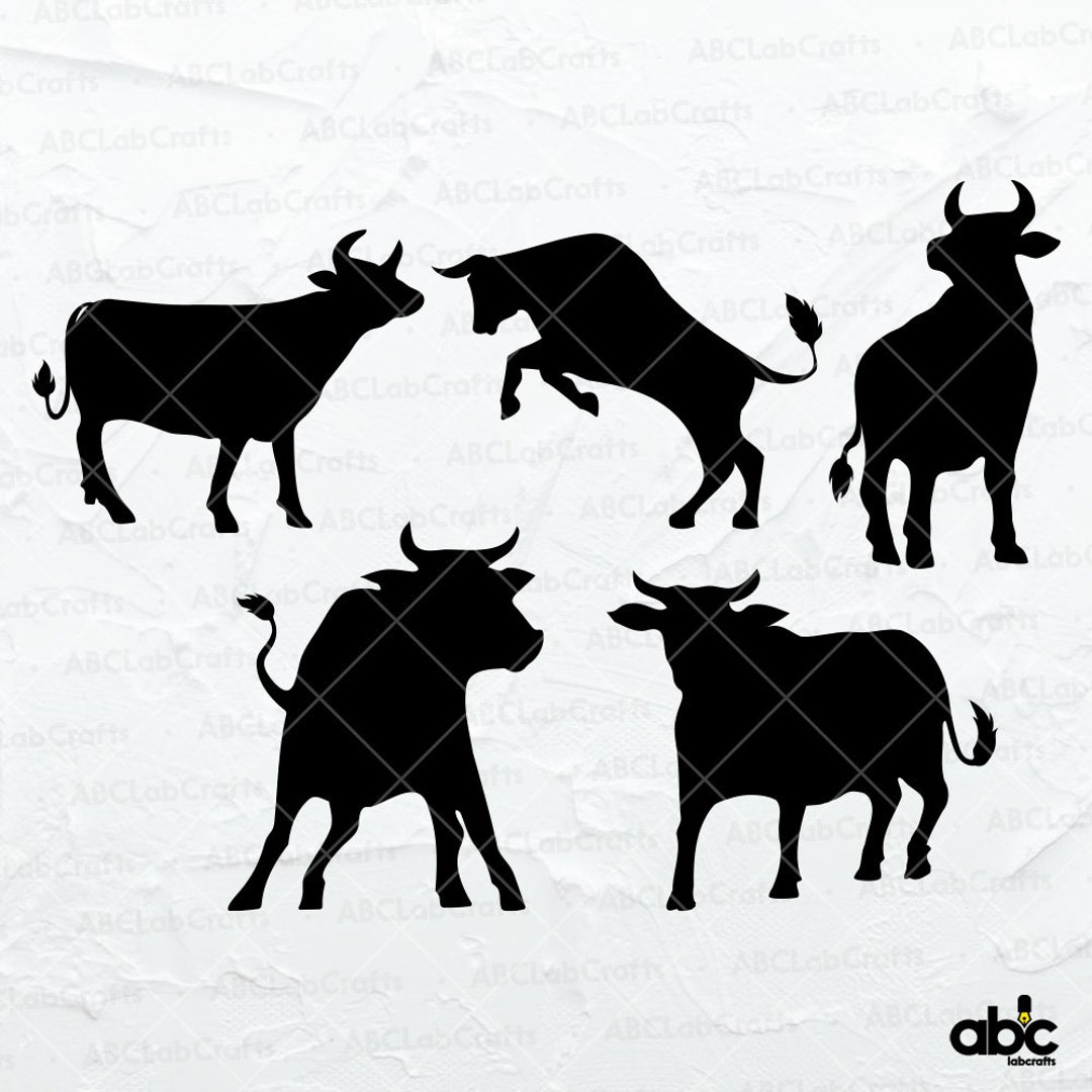 Bull Svg Bundle | Bull Clipart | Files for Cricut | Bulls Svg | Bulls ...