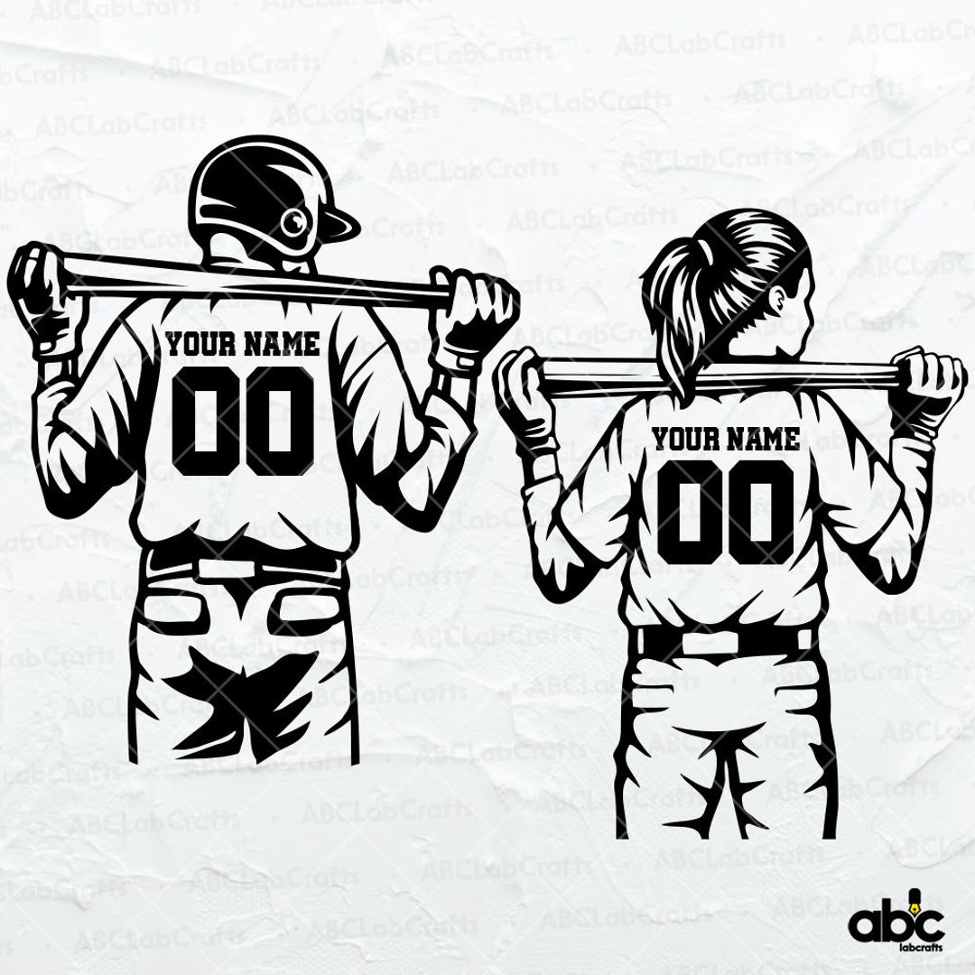 Personalized Baseball Name Svg | Baseball Player Svg | Baseball Mom Svg ...