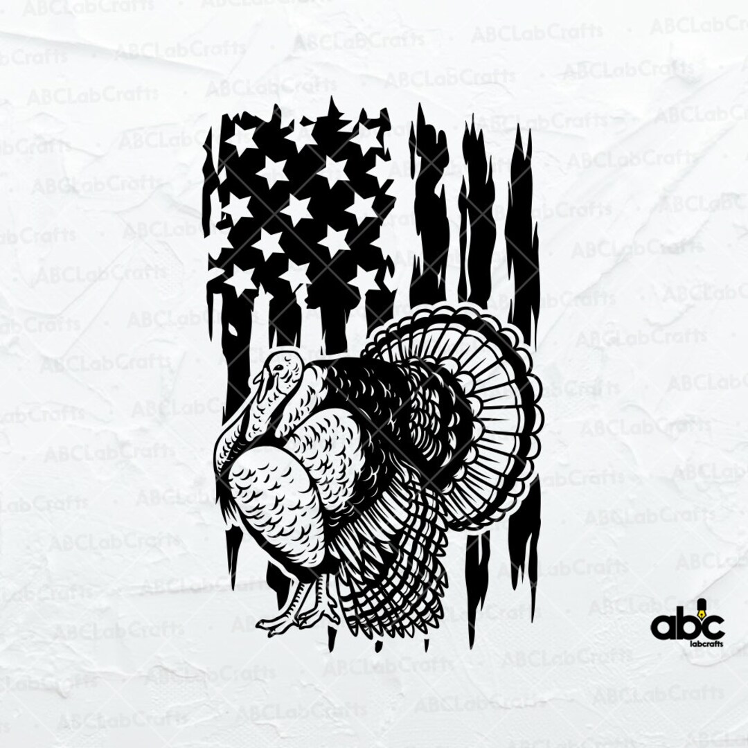 US Turkey Svg File | Turkey Meat Shop Monogram Stencil | Farm T-shirt ...