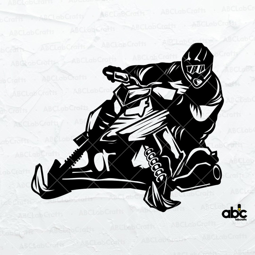 Snowmobile Rider Svg File | Snowmobile Shirt | Snowmobile Svg ...