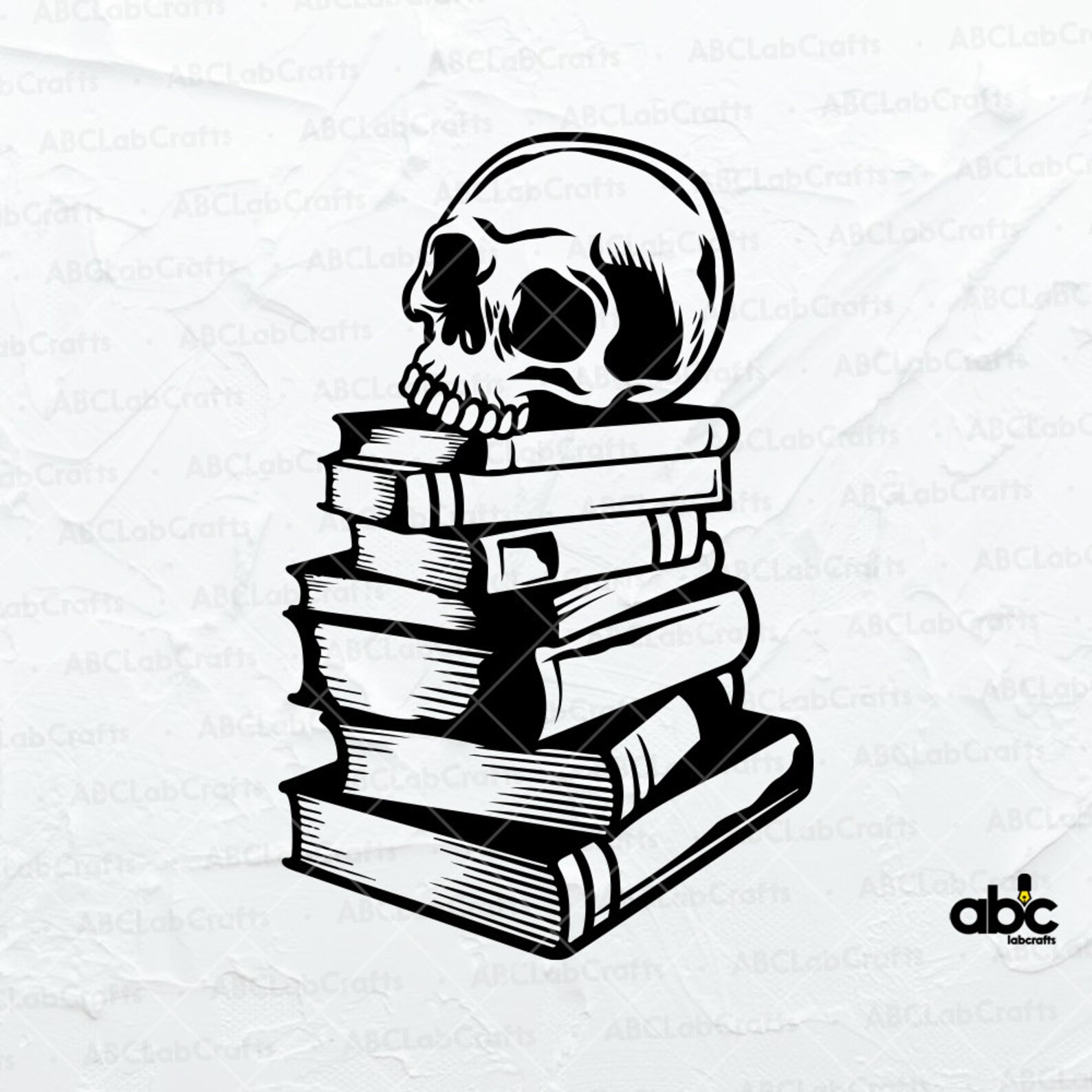 Book With Skull Svg File Skull Svg Book Lover Svg - Etsy