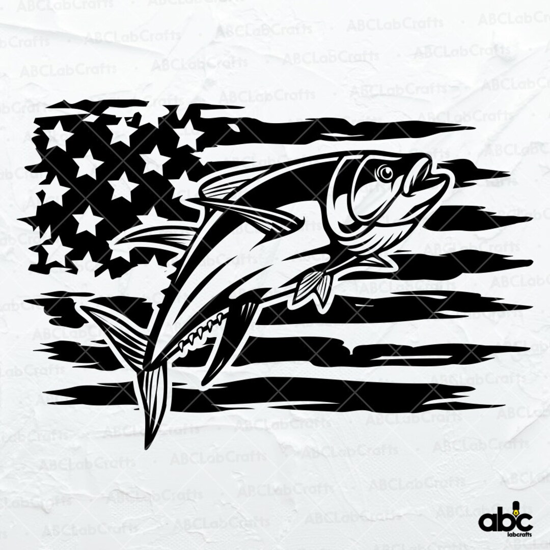 US Tuna Fish Svg File | Fishing Svg | Tuna Svg| Tuna Clipart ...