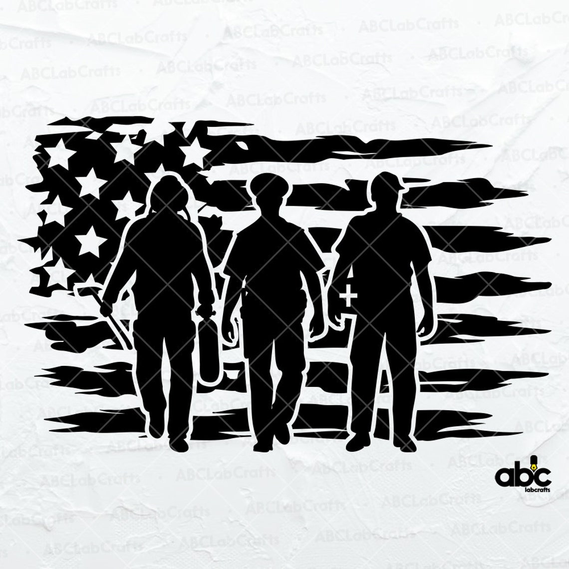 US First Responder Svg File | Emergency Rescue Svg| Fire Rescue Svg ...