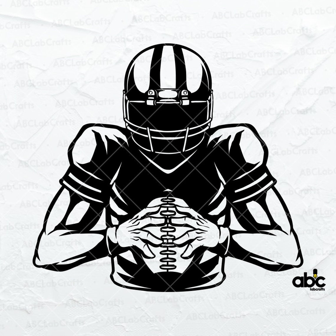 American Football Player Svg File | Football Svg | Football Team ...