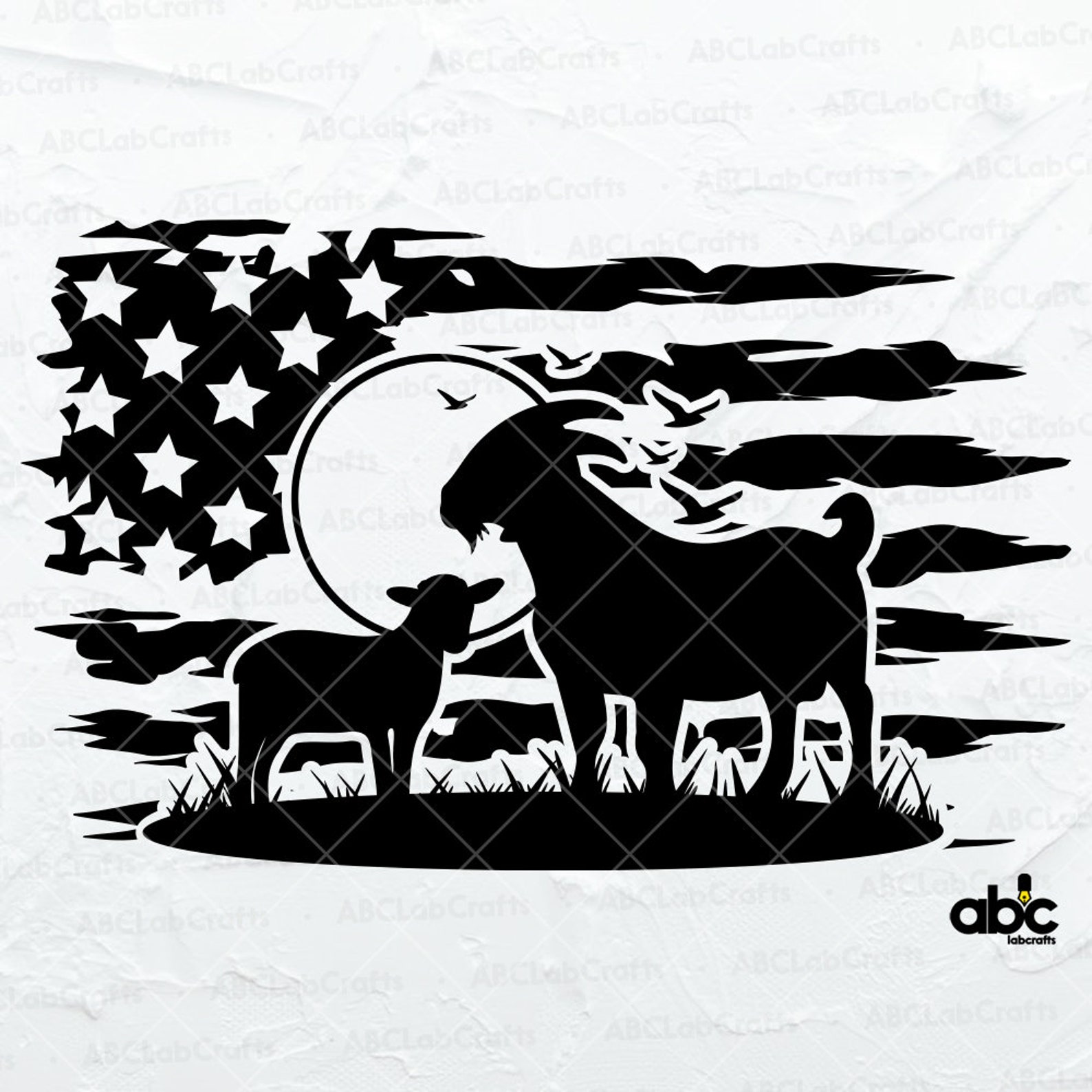 USA Goat Farm Svg File US Goat Svg Farmer Svg Farm - Etsy