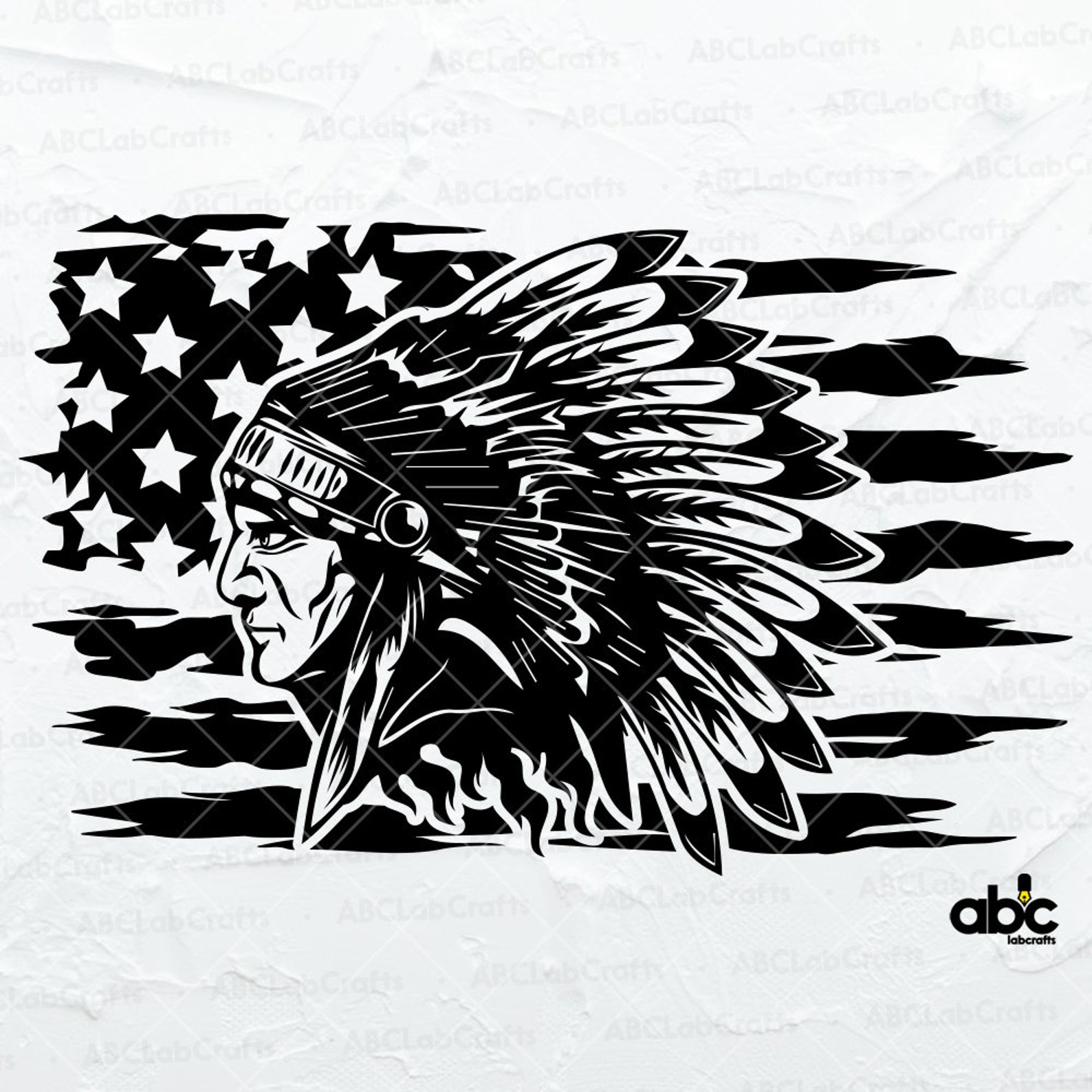 American Indian Svg File Indian Headdress Svg Native - Etsy