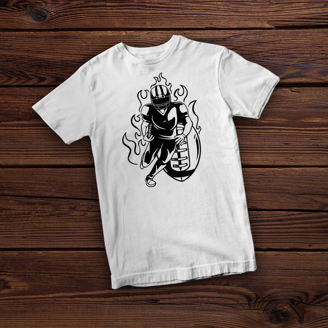 Football Player Svg File | Watch Out He's a Beast Svg | Football Svg ...