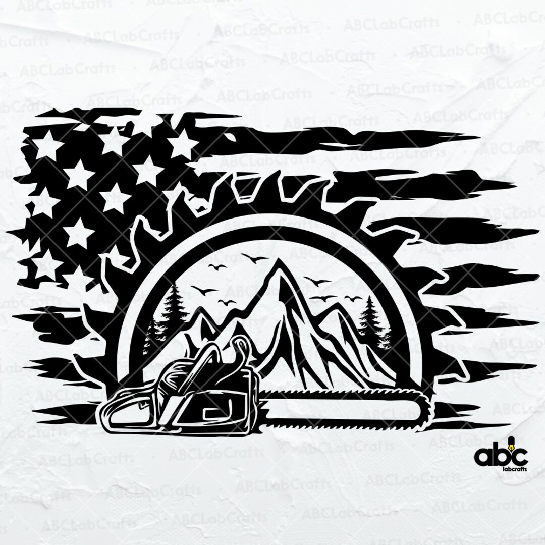 US Wood Saw Blade Svg File | Logger Svg | Lumberjack Svg | Wood Blade ...