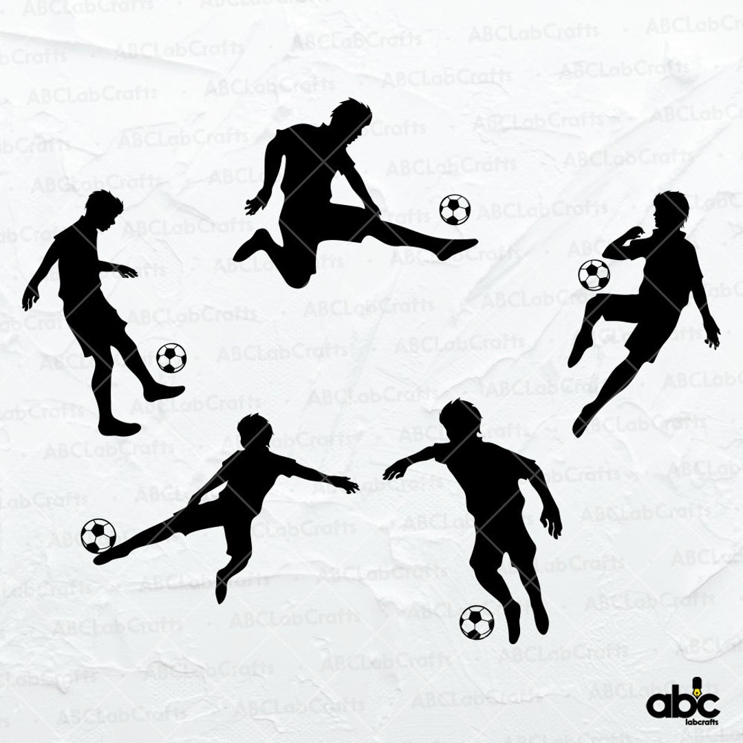 Soccer Player Svg Bundle | Soccer Clipart | Football Soccer Shirt | US ...